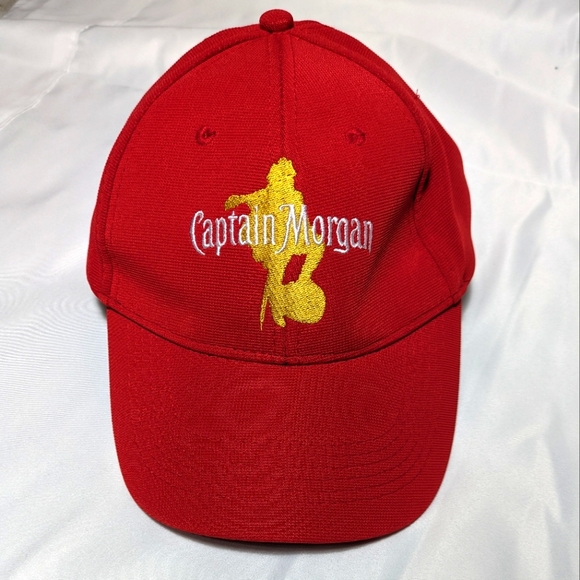 Accessories | Captain Morgan Adjustable Red Hat New | Poshmark